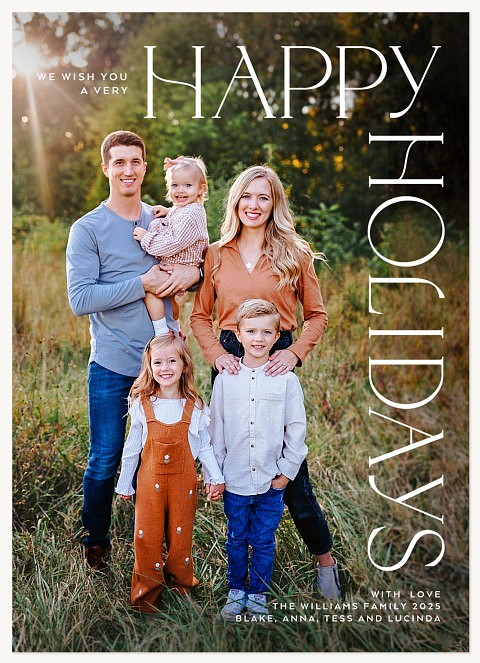 Modern Edit | Photo Holiday Cards
