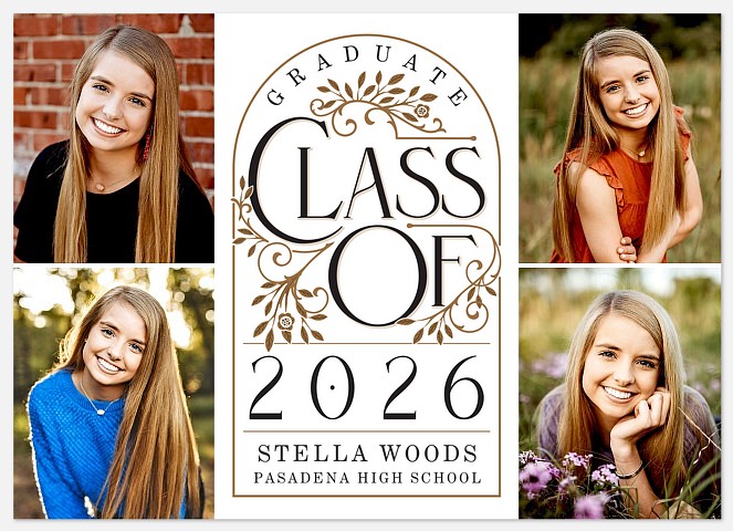 Antique Filigree | Graduation Invitations | PhotoAffections