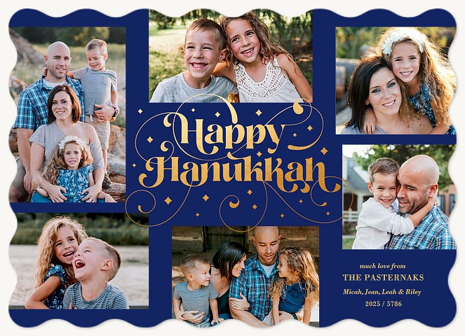 Golden Swirls | Hanukkah Cards | Simply to Impress