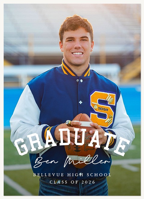 Varsity Signature | Graduation Cards | Simply to Impress
