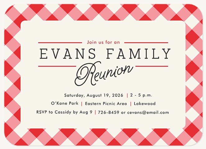 Picnic Table | Party Invitations | Simply to Impress
