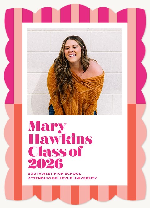 Bright Stripes | Graduation Cards