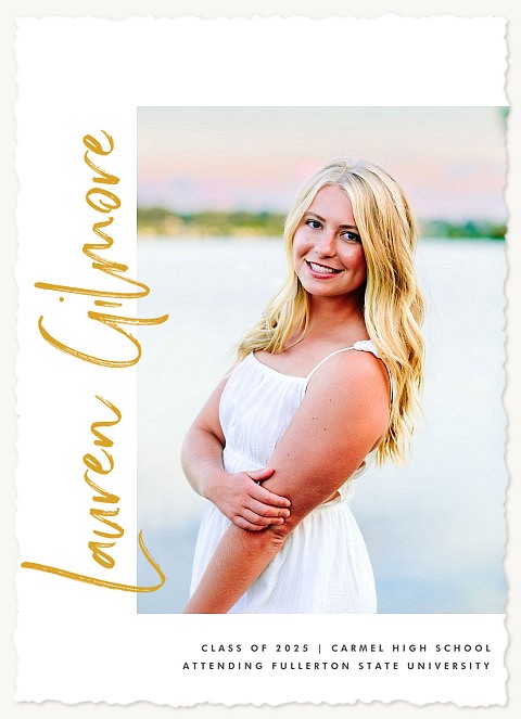 Vertical Signature | Graduation Invitations