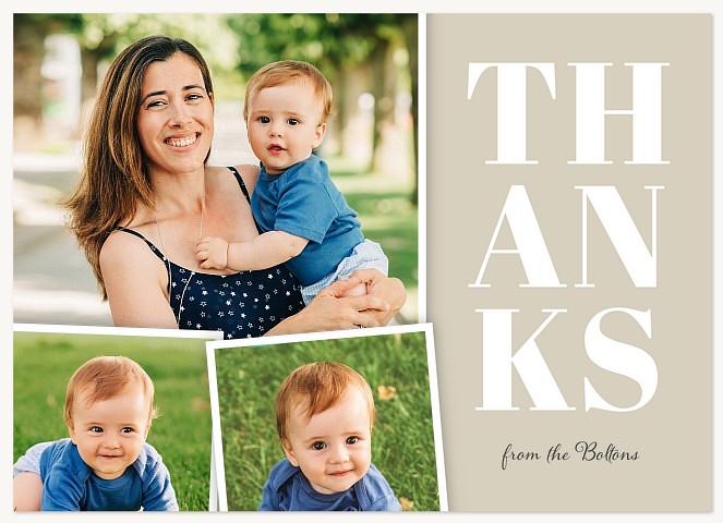 Stacked Thanks | Thank You Cards