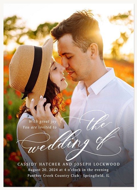 Scripted Elegance | Wedding Invitations