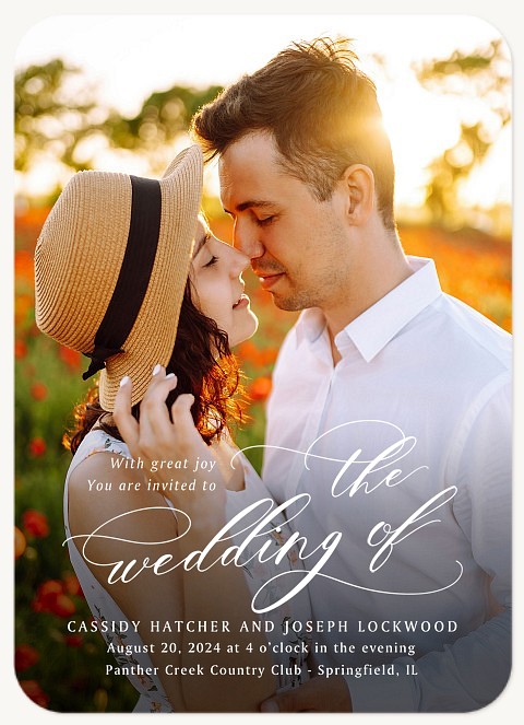 Scripted Elegance | Wedding Invitations