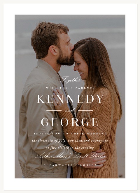 Delicate Overlay | Wedding Invitations