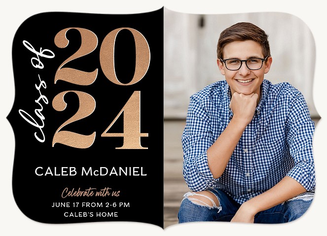 Bold Bronze | Graduation Cards