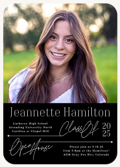 Sophisticated Script | Graduation Cards