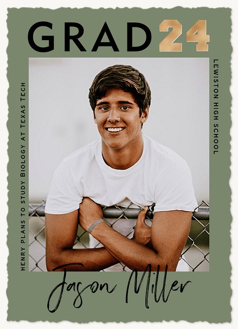 Single Shot | Graduation Cards