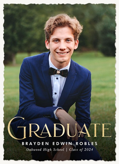 Vintage Flair | Graduation Announcements