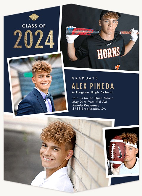 Quad Collage | Graduation Invitations
