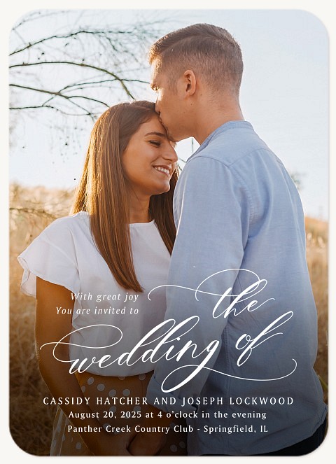 Scripted Elegance | Wedding Invitations