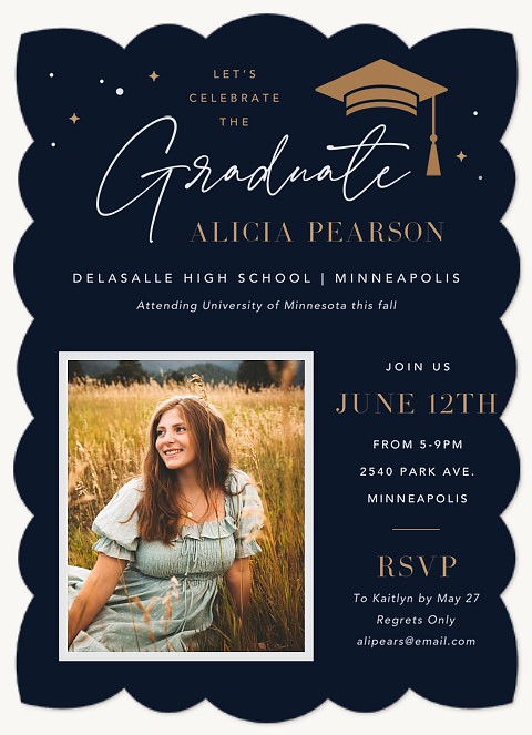 Grad Sparkles | Graduation Invitations