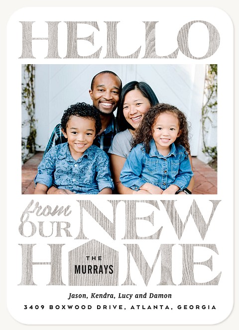 Hello From Home | Moving Announcements