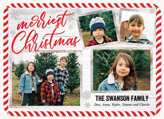 Candy Cane Frame | Christmas Cards