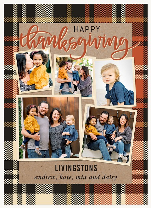 Warm Flannel | Thanksgiving Cards