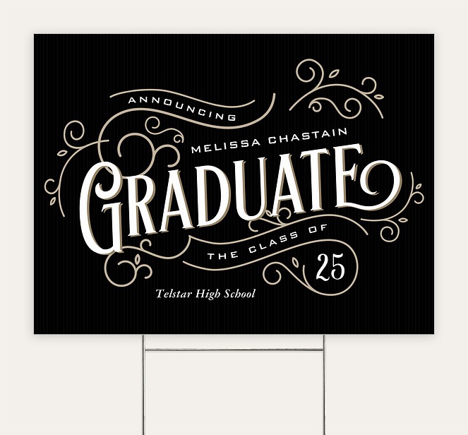 Classic Scrolls | Custom Yard Signs